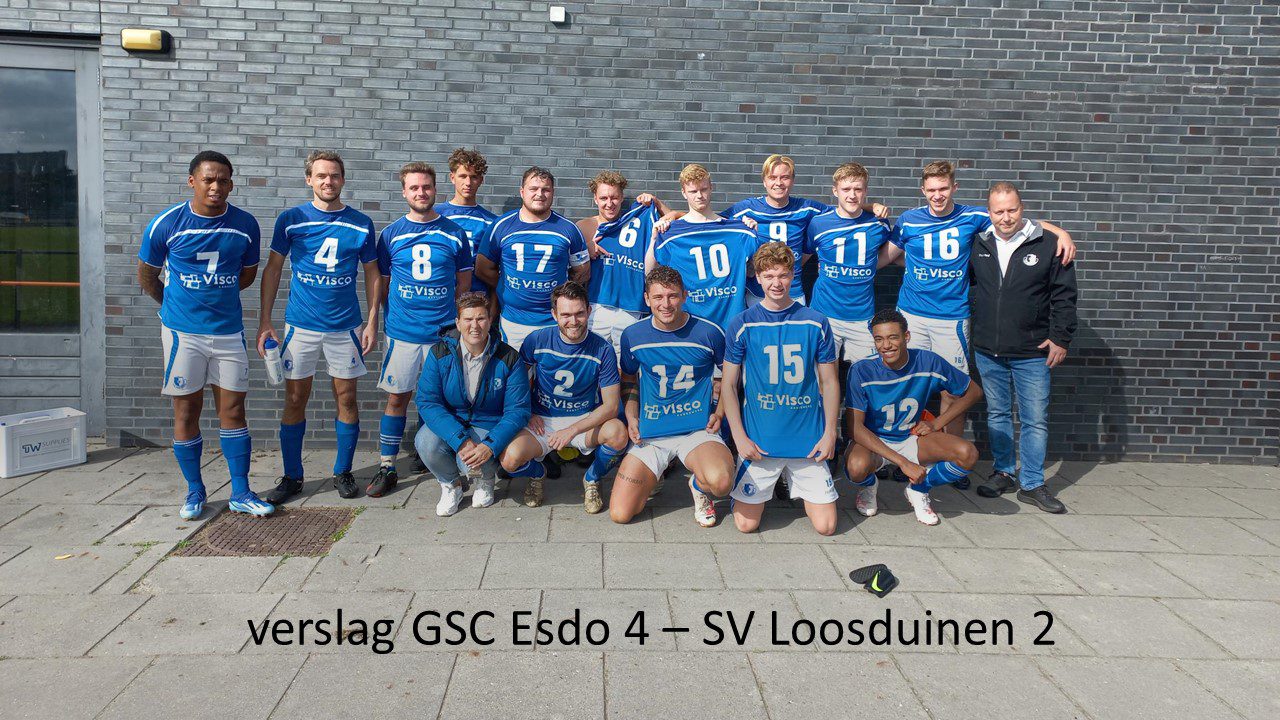 ESDO 4- SV Loosduinen 2 (1-3) - S.V. Loosduinen
